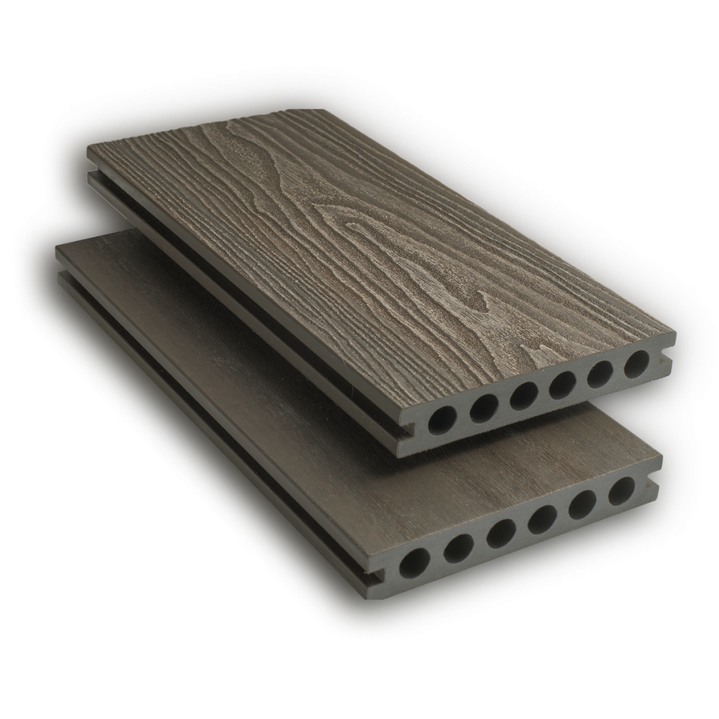 Walnut Composite Decking Boards - OnlyDecking